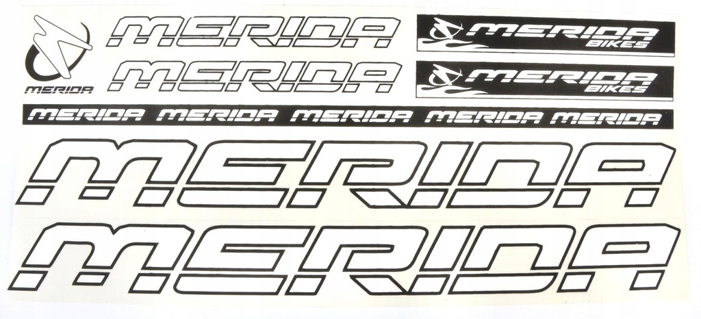 MERIDA naklejki na rower ramę biały - 9772442659 - oficjalne archiwum ...
