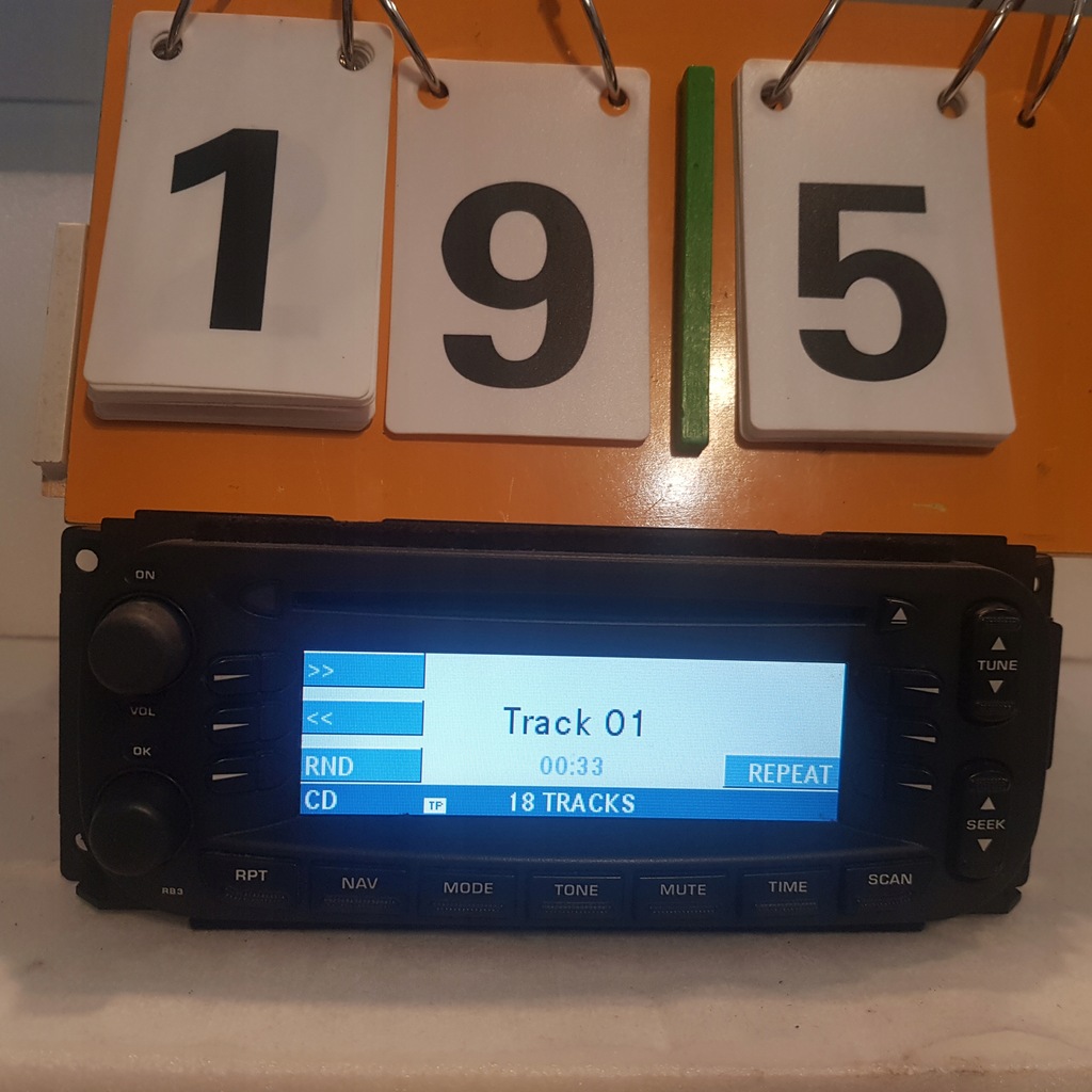 Chrysler Dodge Jeep Rb1 NAWIGACJA NAVI CD Radio - 11958589934 ...