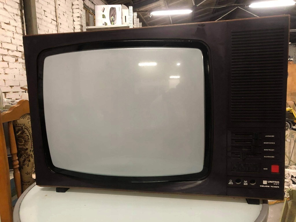 Telewizor unitra Helios z PRL - 10225055451 - oficjalne archiwum Allegro