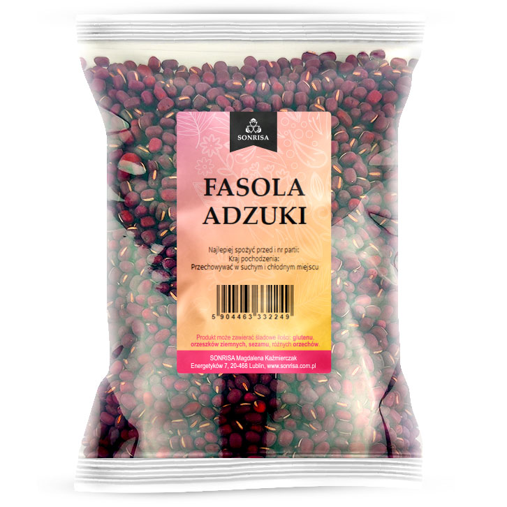 FASOLA ADZUKI 1 kg azuki kolorowa czerwona kuchnia azjatycka kiełki nasiona - 14611873823 ...