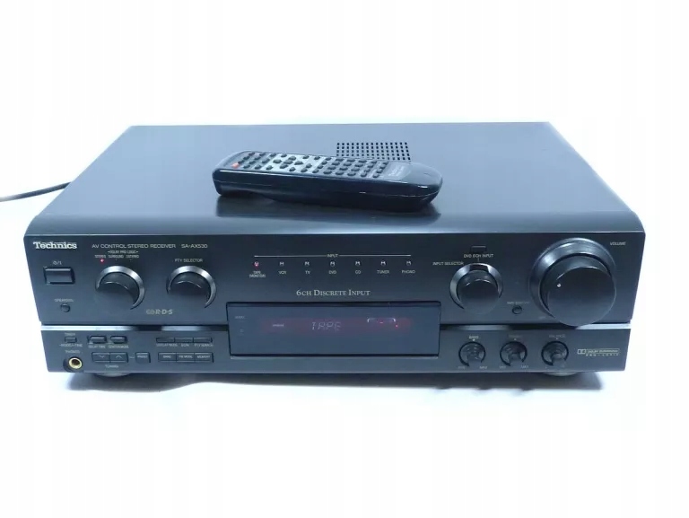 AMPLITUNER TECHNICS SA-AX530 + PILOT - 12161576440 - oficjalne archiwum Allegro