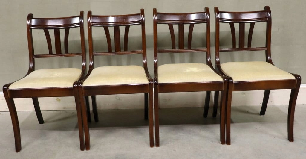 6741 wygodne krzesła biedermeier, kpl 4 szt - 12057953934 - oficjalne archiwum Allegro