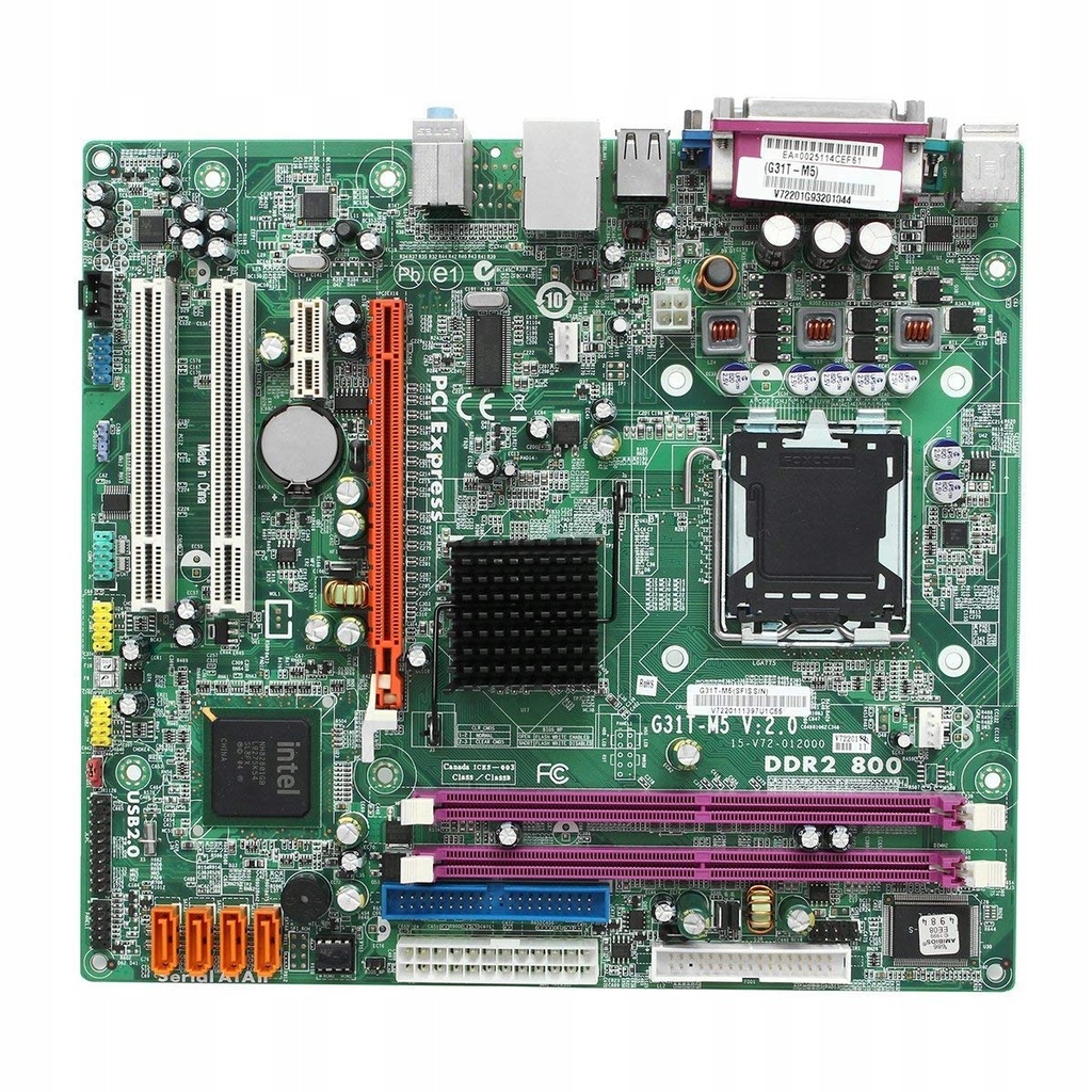 PŁYTA GŁÓWNA ACER ECS G31T-M5 VGA LPT LGA775 - 10180058109 - oficjalne archiwum Allegro