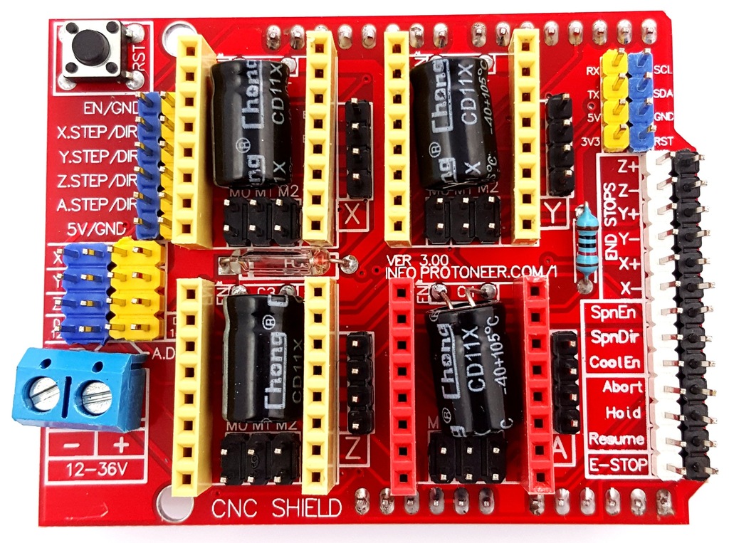 Cnc Shield V3 Do Arduino Uno R3 3d Grbl Gratis 7310803674