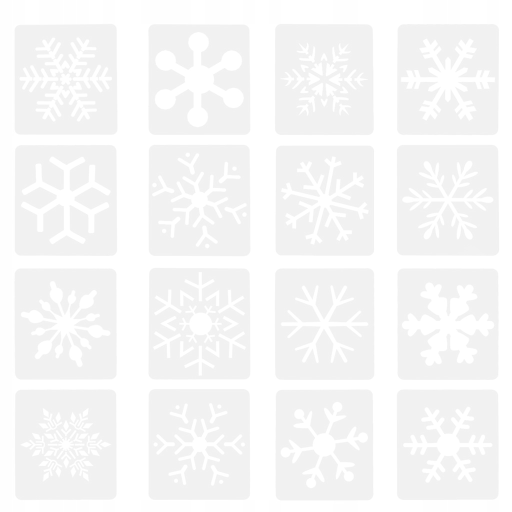 GRAFFITI STENCILS SPRAY PAINT SNOWFLAKE PRINTABLE - 14086949228 ...