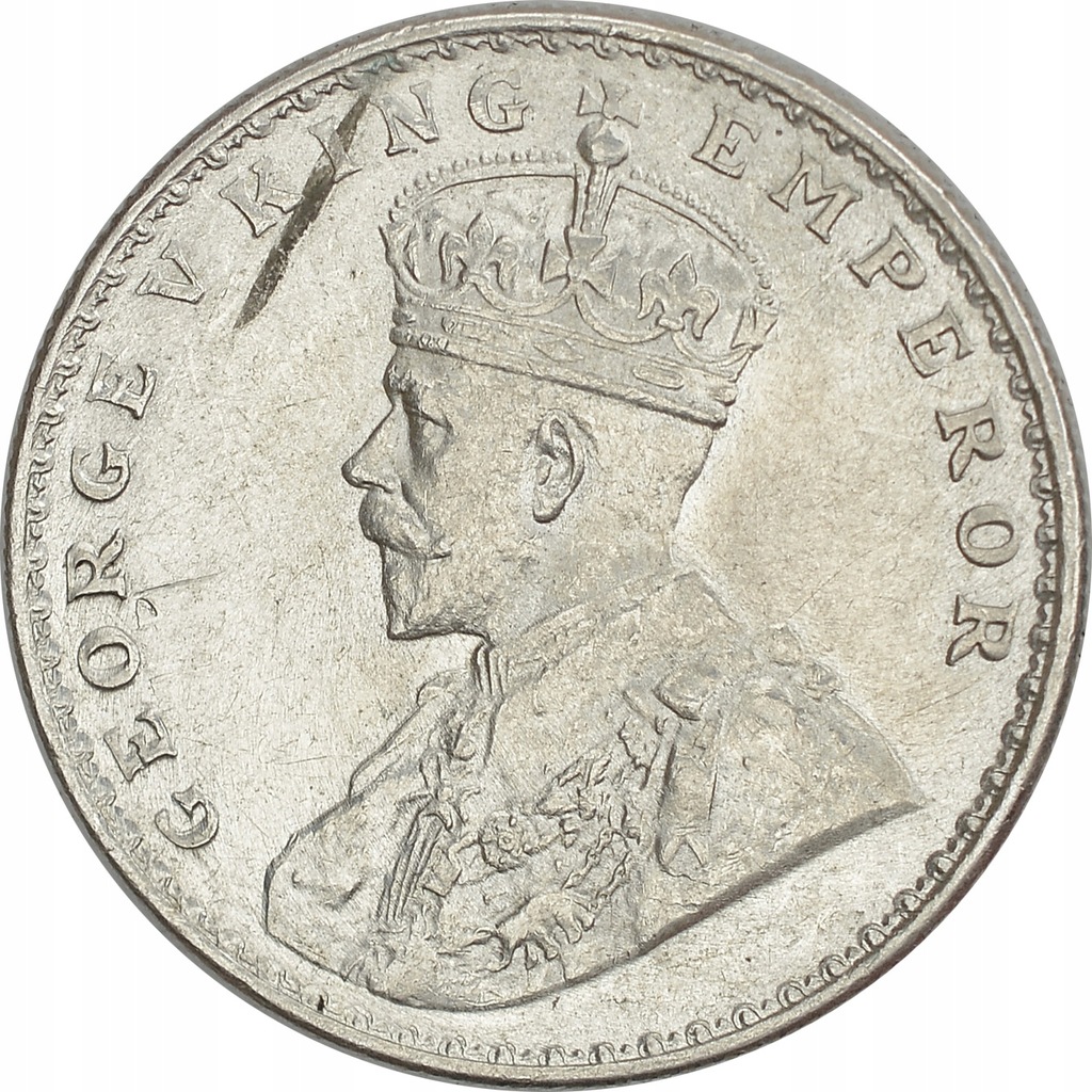 5.fur.INDIE, JERZY V, 1 RUPIA 1920 mennicza - 15074342944 - oficjalne ...