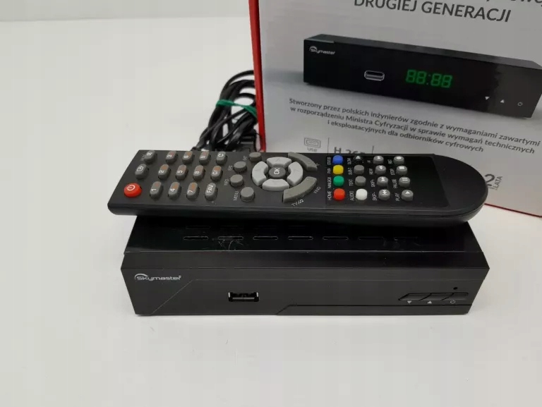 DEKODER SKYMASTER STB M265 DVB-T2/HEVC/H.265 - 12753257538 - oficjalne archiwum Allegro