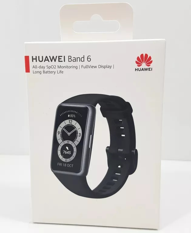 HUAWEI BAND 6 FRA-B19 CZARNY - 12217988748 - oficjalne archiwum Allegro