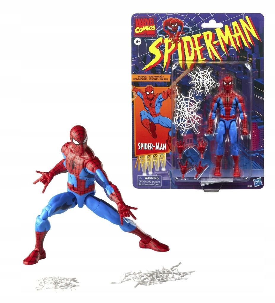 MARVEL LEGENDS RETRO VINTAGE SPIDER-MAN CEL SHADED - 13643946258 ...
