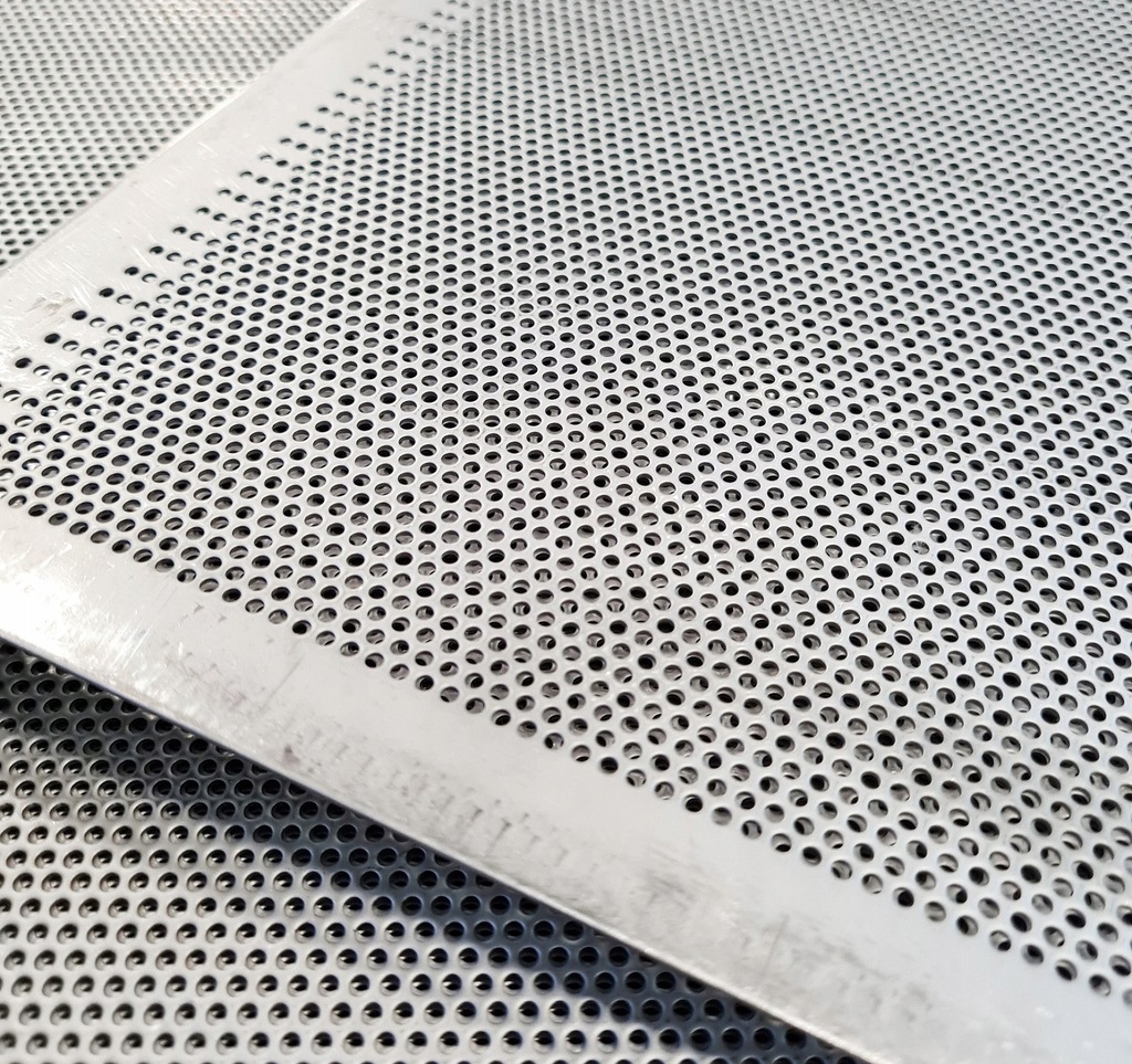 Blacha perforowana nierdzewna Rv 2-3 1x1000x1000mm - 11617150723 - oficjalne archiwum Allegro