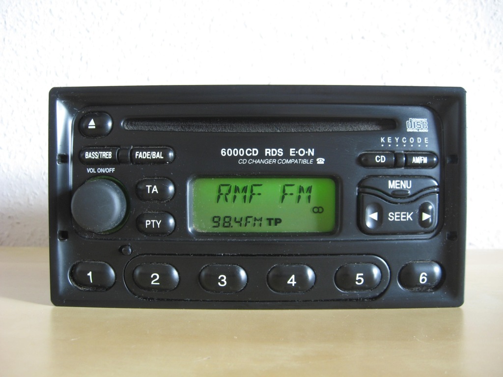RADIO CD 6000 FORD GALAXY ORYGINAŁ + ZNANY KOD - 14631449747 ...