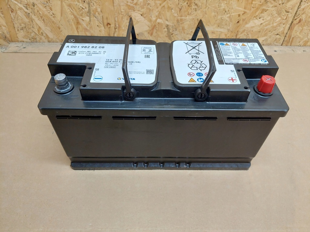 Akumulator Mercedes-Benz,AGM,12V, 80Ah,800A, OE,A 001 982 82 08 , 22R ...