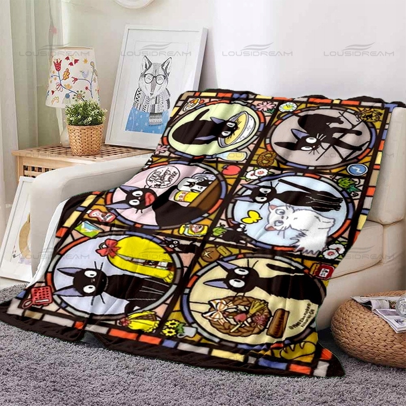 koc Spirited Away Cartoon dekoracyjny koc Mr. Miy - 13043619092 ...