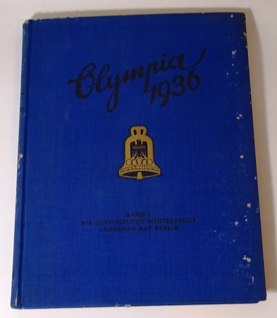 Album Olimpiada 1936 r wklejki Hitler III Rzesza część I oryginał ...