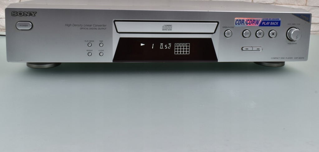 SONY CDP-XE270 Nowoczesny odtwarzacz płyt CD - 13465872451 - oficjalne archiwum Allegro