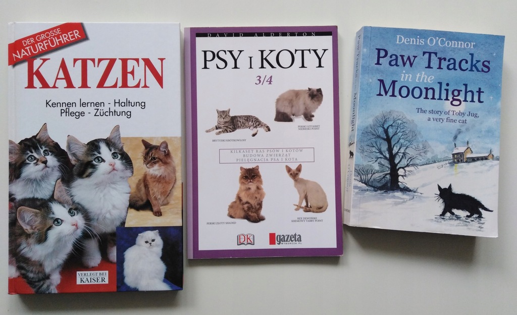 ZESTAW KSIĄŻEK O KOTACH koty rasowe album rasy x3 - 14388833839 - oficjalne archiwum Allegro