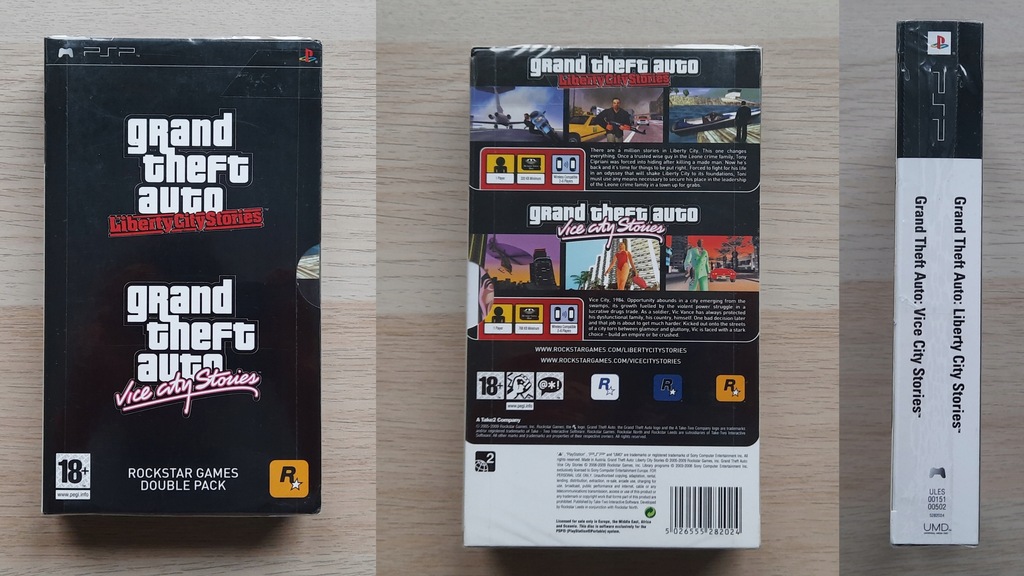 GTA Double Pack Liberty Vice City Stories PSP - 13105957212 - oficjalne ...