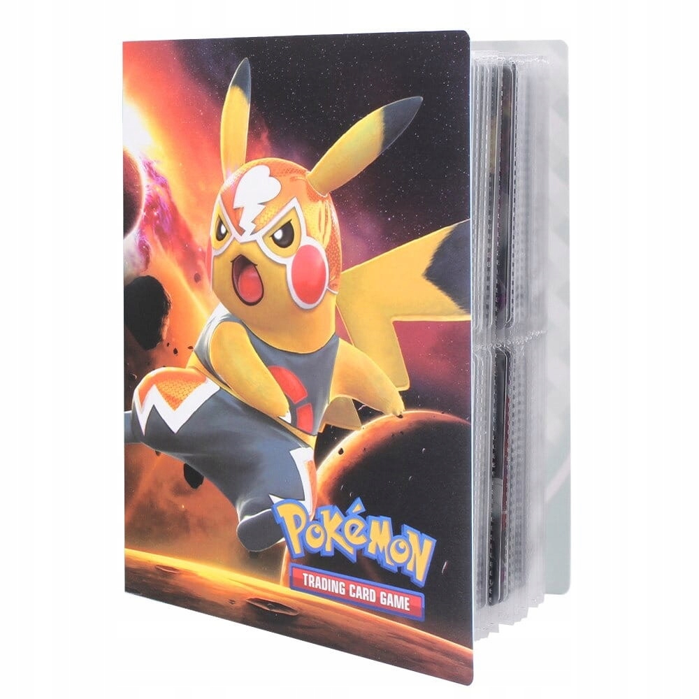ALBUM NA KARTY POKEMON PIKACHU KLASER 30 STRON - 13324724104 ...