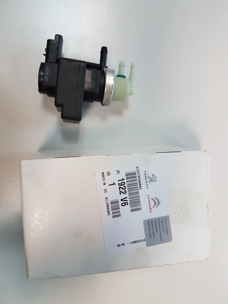 ZAWÓR PODCIŚNIENIOWY TURBO PEUGEOT CITROEN 1922V6 - 7511190867 ...