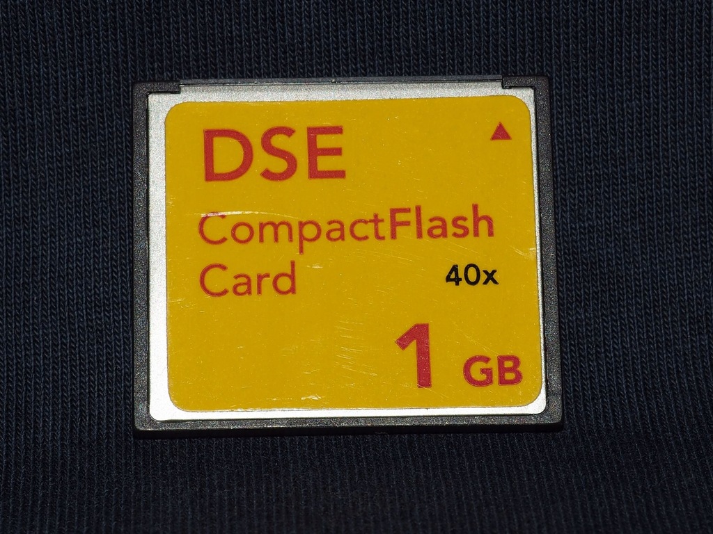 Karta pamięci CompactFlash Card DSE 1GB. - 13647348080 - oficjalne archiwum Allegro