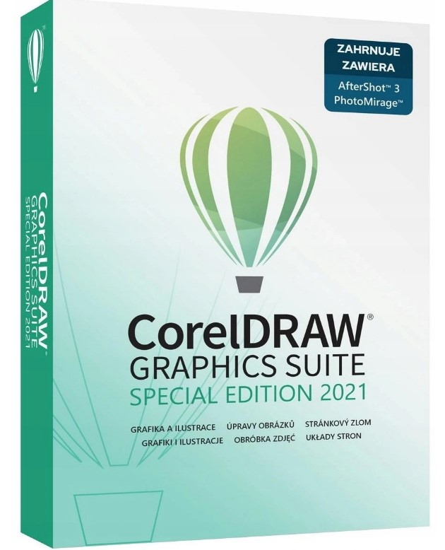 CorelDRAW Graphics Suite Special Edit. 2021 PL BOX - 12212745230 - oficjalne archiwum Allegro