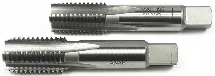FANAR gwintownik ręczny M20 zestaw DIN-352 HSS - 7625440874 - oficjalne archiwum Allegro