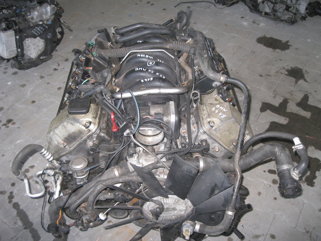 SILNIK M62B44 448S1 4.4i BMW X5 E53 286KM KOMPLET - 11893325204 ...