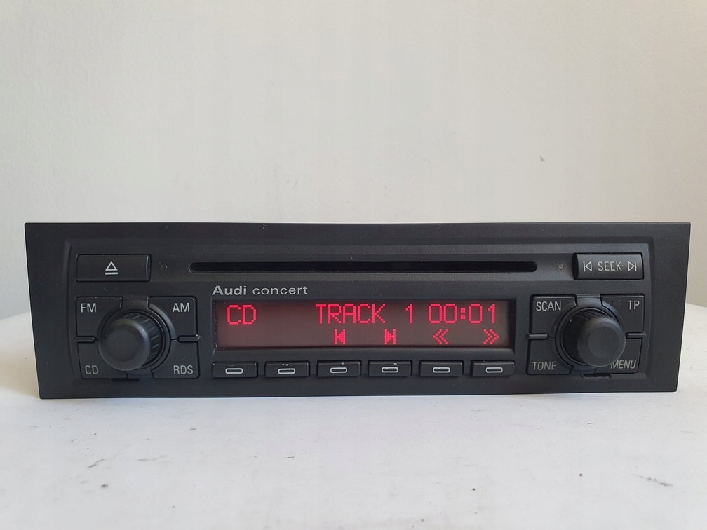 Radio cd concert Audi a3 8p 03-08r + kod - 13683886911 - oficjalne archiwum Allegro