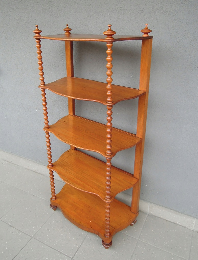 Stara Półka Etażerka Regał XIX wiek Ludwik Filip - 11850806591 ...