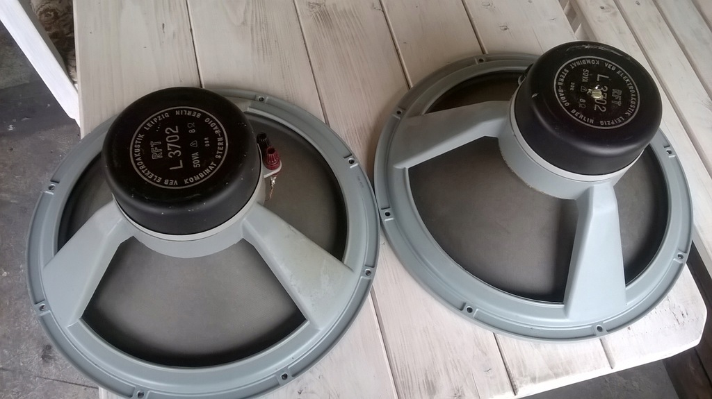 Głośniki Vermona Regent RFT L3702 - 7878002886 - oficjalne archiwum Allegro