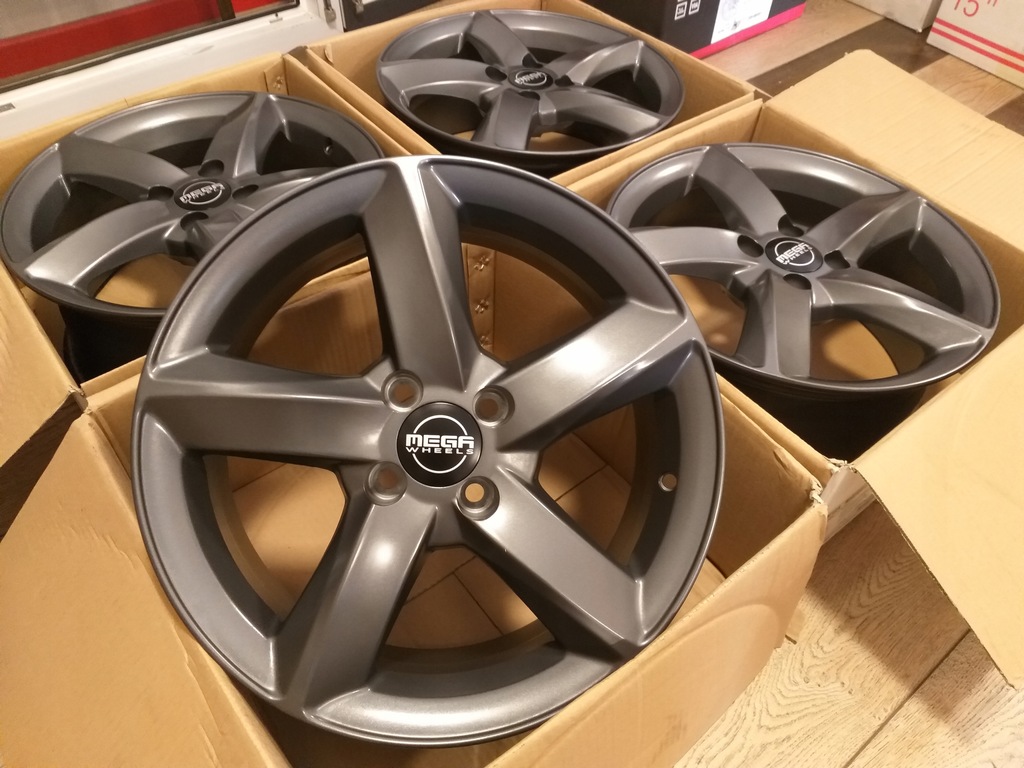 Felgi Alu 7x16 cali 4x100 ET38 Mega Wheels Tigera - 12369460312 ...