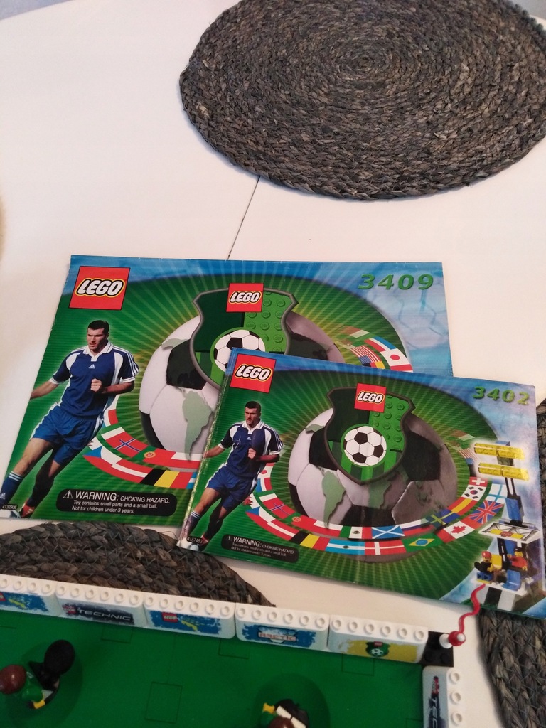 Lego FOOTBALL Boisko 3409 3402 instrukcje - 8692499505 - oficjalne ...