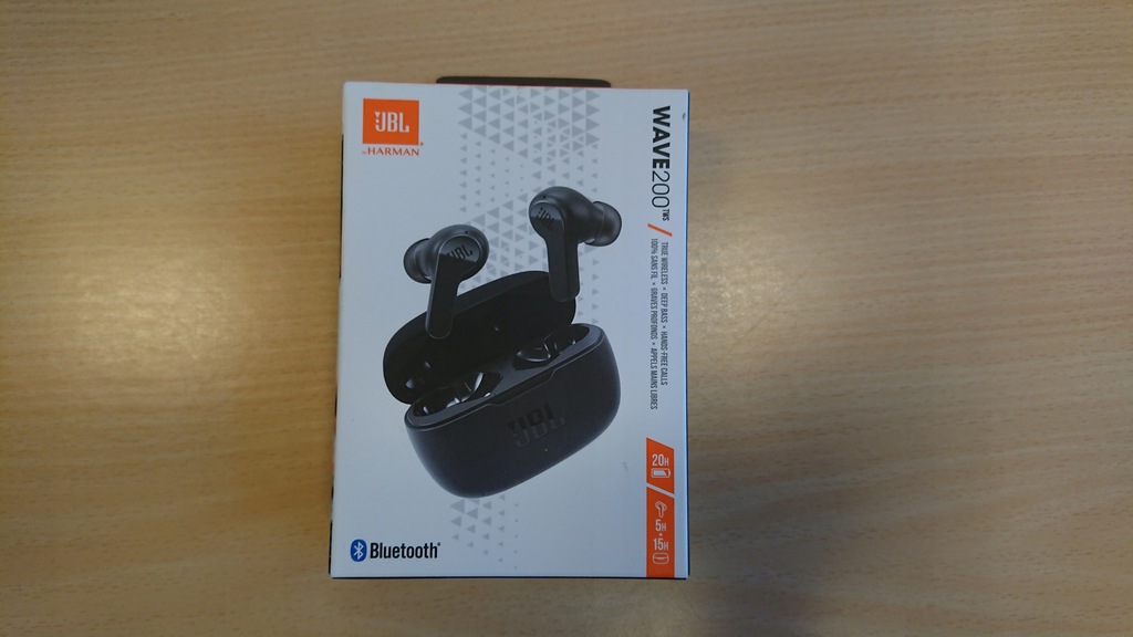 Słuchawki bezprzewodowe dokanałowe JBL 200 TWS - 11617452677 ...