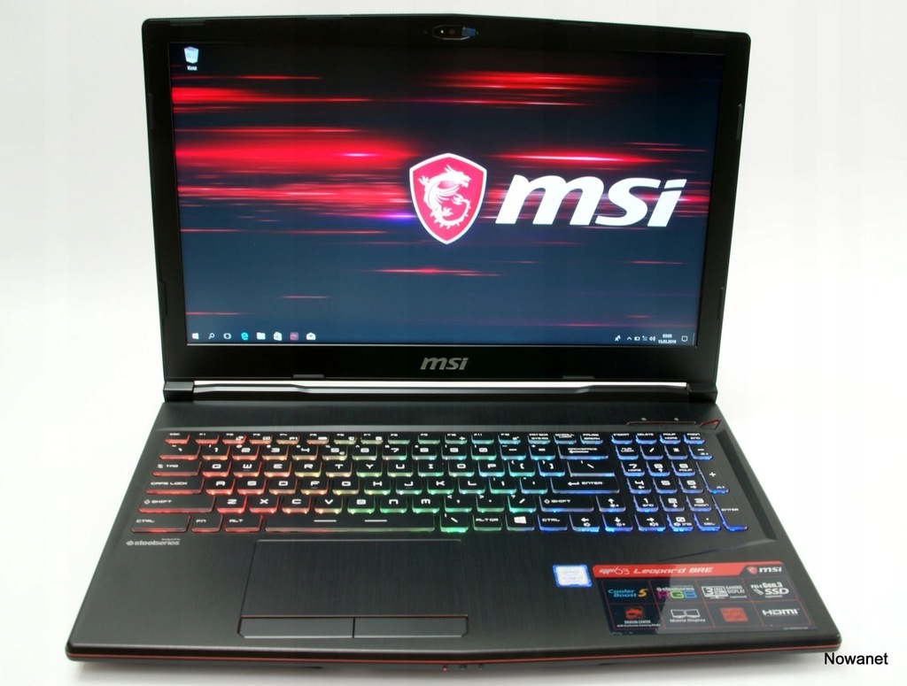 LAPTOP MSI GP63 LEOPARD i5 16GB 128+1TB GTX1050Ti - 8520434398 ...