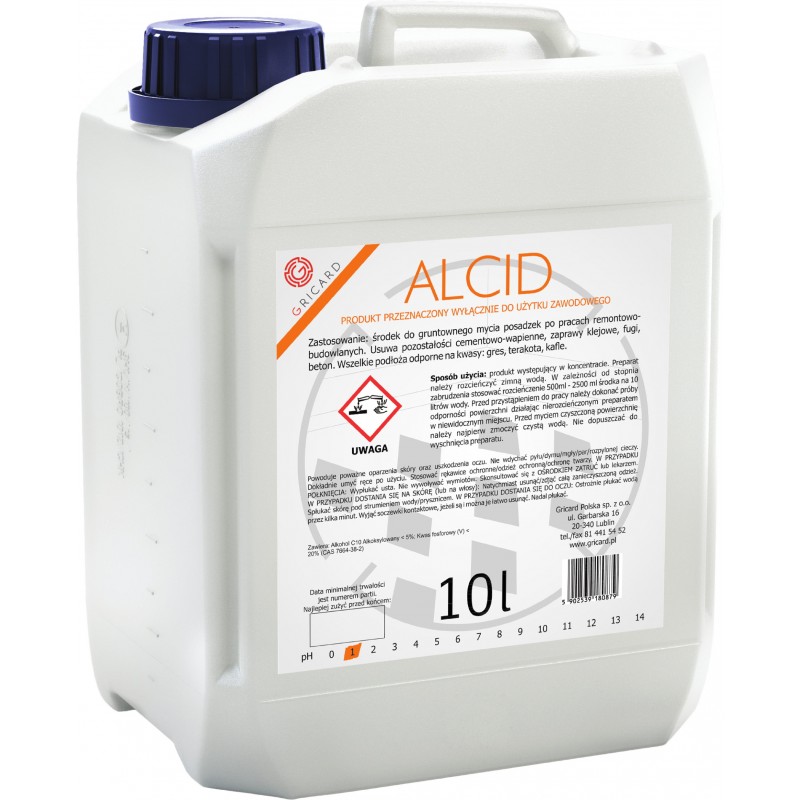 ALCID Gricard 10L - 8954610663 - oficjalne archiwum Allegro