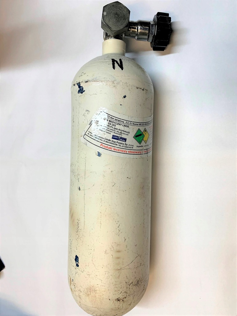 Butla tlen medyczny 2l do inhalacji 300bar - 9905367017 - oficjalne ...