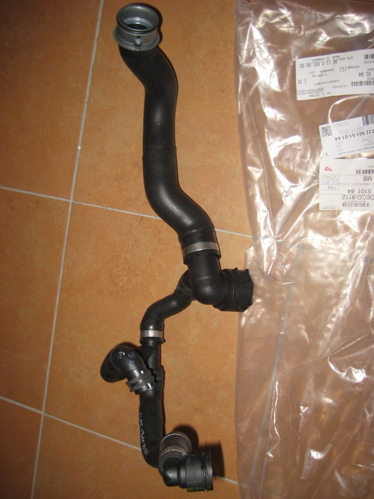 przewód chłodnicy mercedes w217 w222 A2225015101 - 7787185718 ...