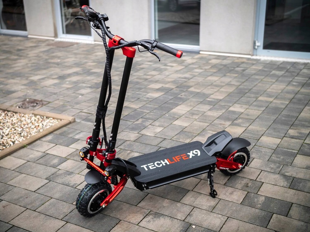 Hulajnoga elektryczna 120km 100 km/h Techlife X9 - 9055480001 - oficjalne archiwum Allegro
