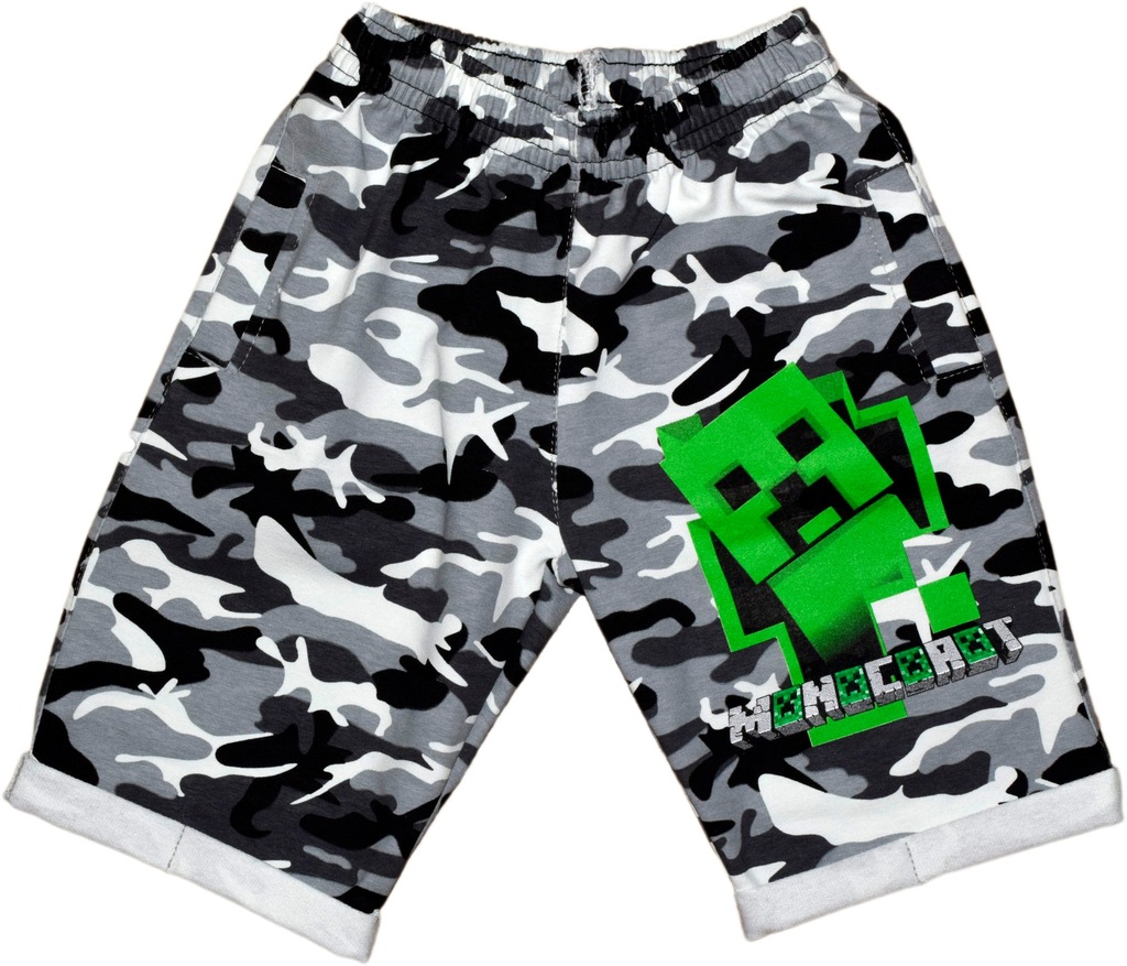 Minecraft Cliper Creeper Spodenki Szorty 152 - 12193832926 - oficjalne ...