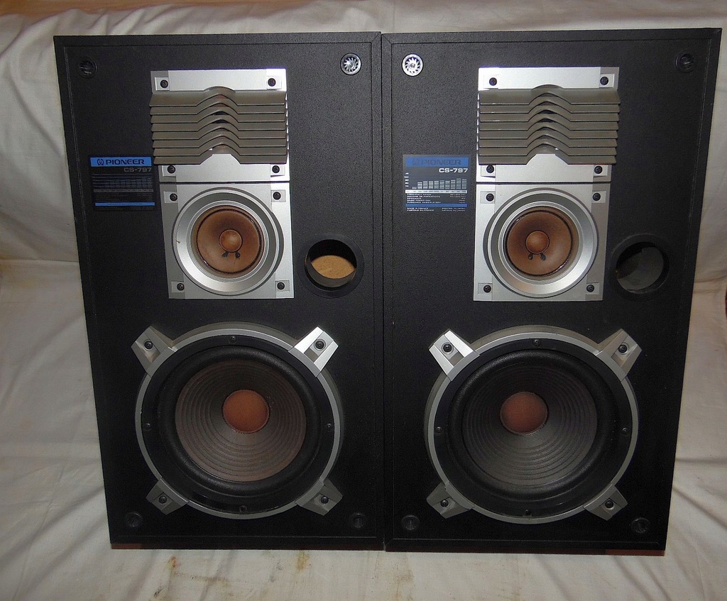 Kolumny stereo PIONEER CS-797 2x110W 6ohm Bass-Reflex Vintage Japan!!! - 16064489299 - oficjalne ...