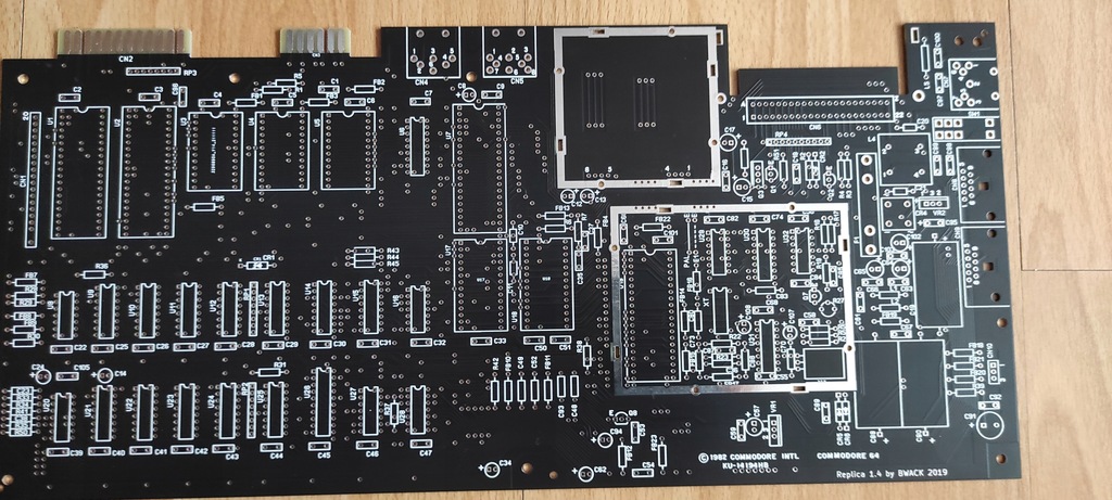 Płytka PCB do repliki komputera Commodore C64 - 12579474004 - oficjalne ...