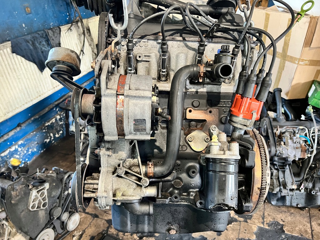 SILNIK KOMPLETNY 2,0 BENZYNA VW T4 2.0 BENZYNA VW TRANSPORTER 2,0 TYP ...