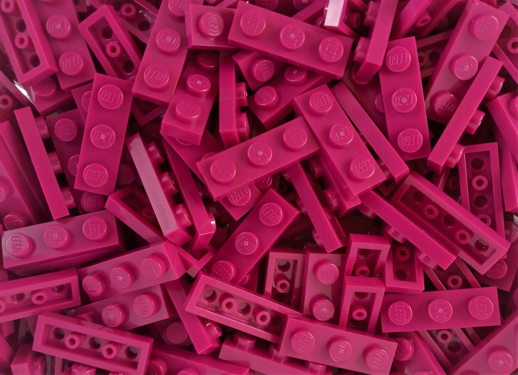 LEGO 3623 Płytka 3x1 ciemno-różowa 20 szt. - 12940215485 - oficjalne ...