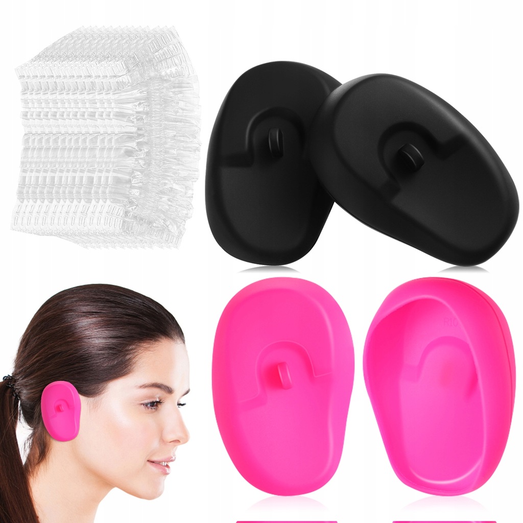 Hair Dye Ear Protectors Caps for Shower Cosmetic - 14911318792 ...