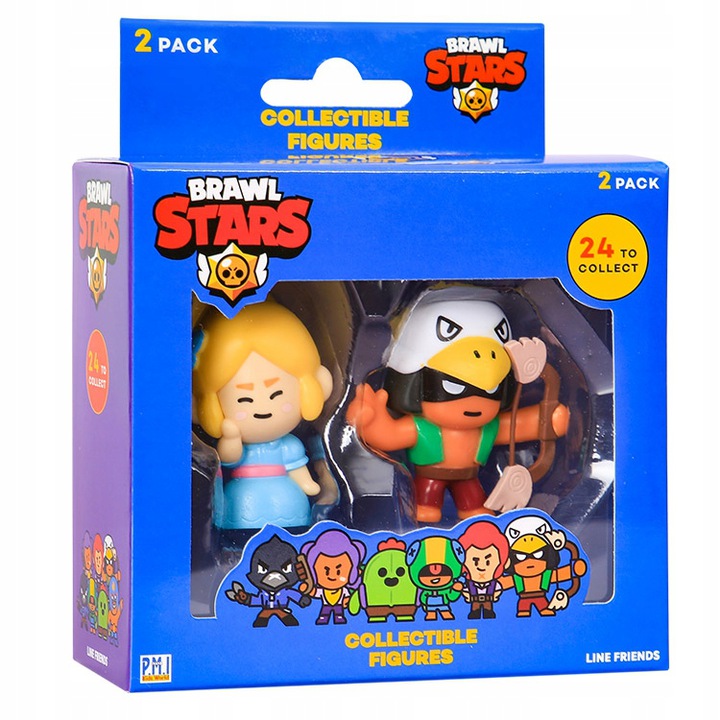 Brawl Stars: komplet dwóch figurek (PIPER,BO) - 14594667529 - oficjalne ...
