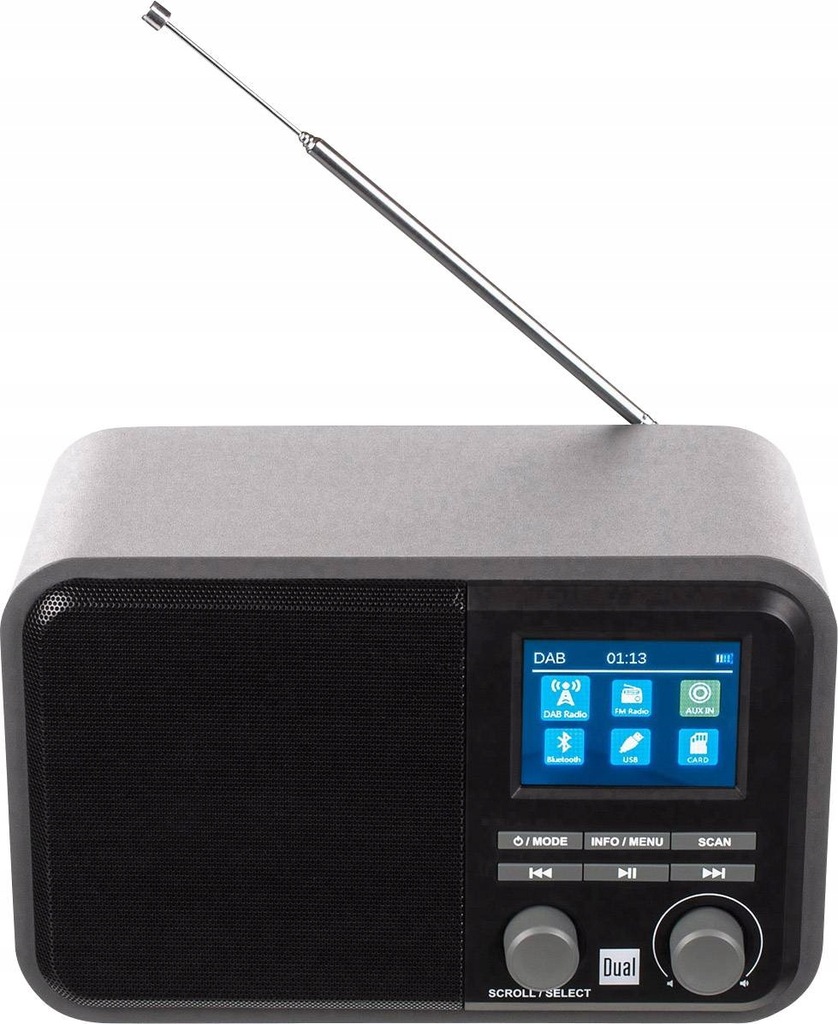 Radio cyfrowe Dual DAB 51 FM BT akumulator - 12553908166 - oficjalne archiwum Allegro