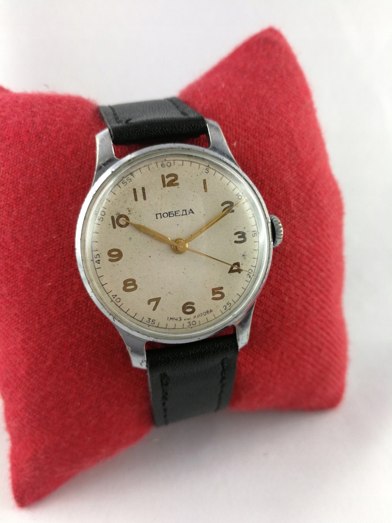 Radziecki zegarek POBIEDA CS 15 kamieni 1955 - 13726109877 - oficjalne ...