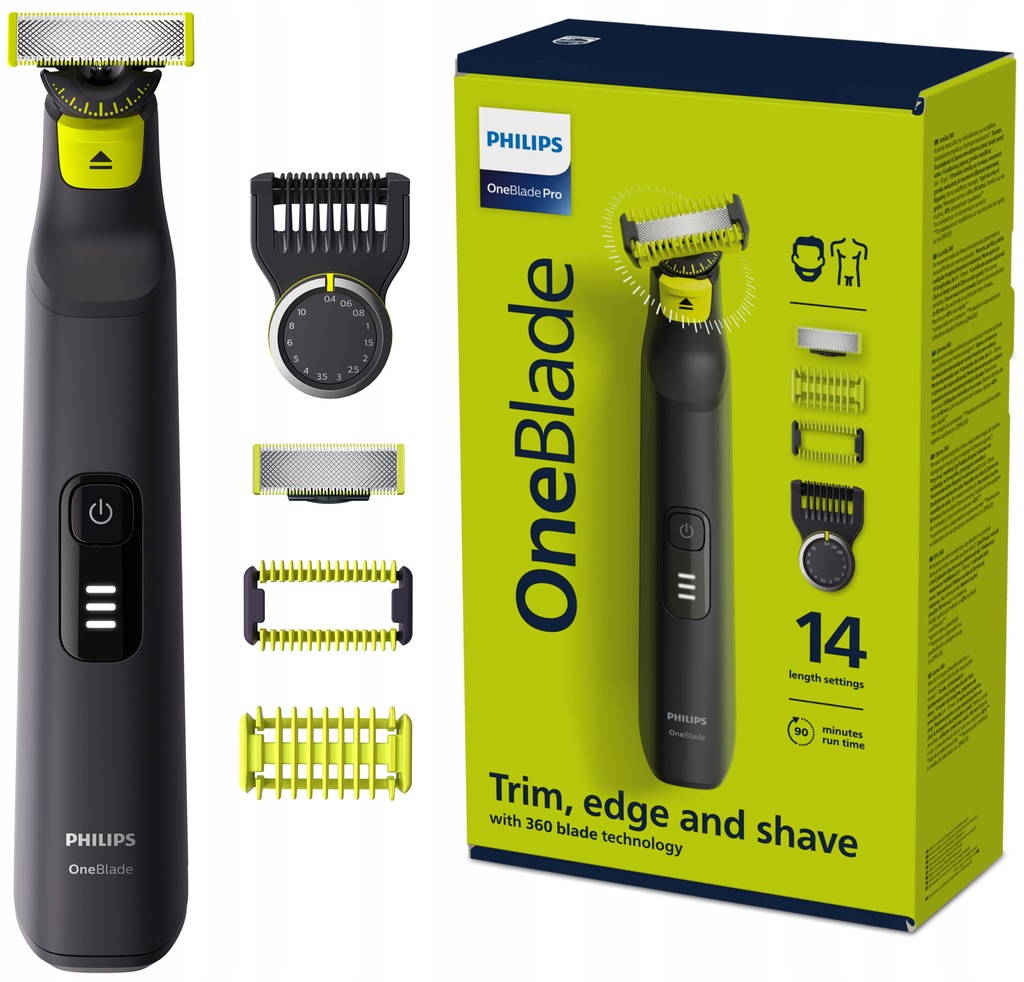 Golarka Trymer PHILIPS OneBlade Pro 360 QP6541/15 - 12884291809 ... Golarka Trymer PHILIPS OneBlade Pro 360 QP6541/15 - 12884291809 ...