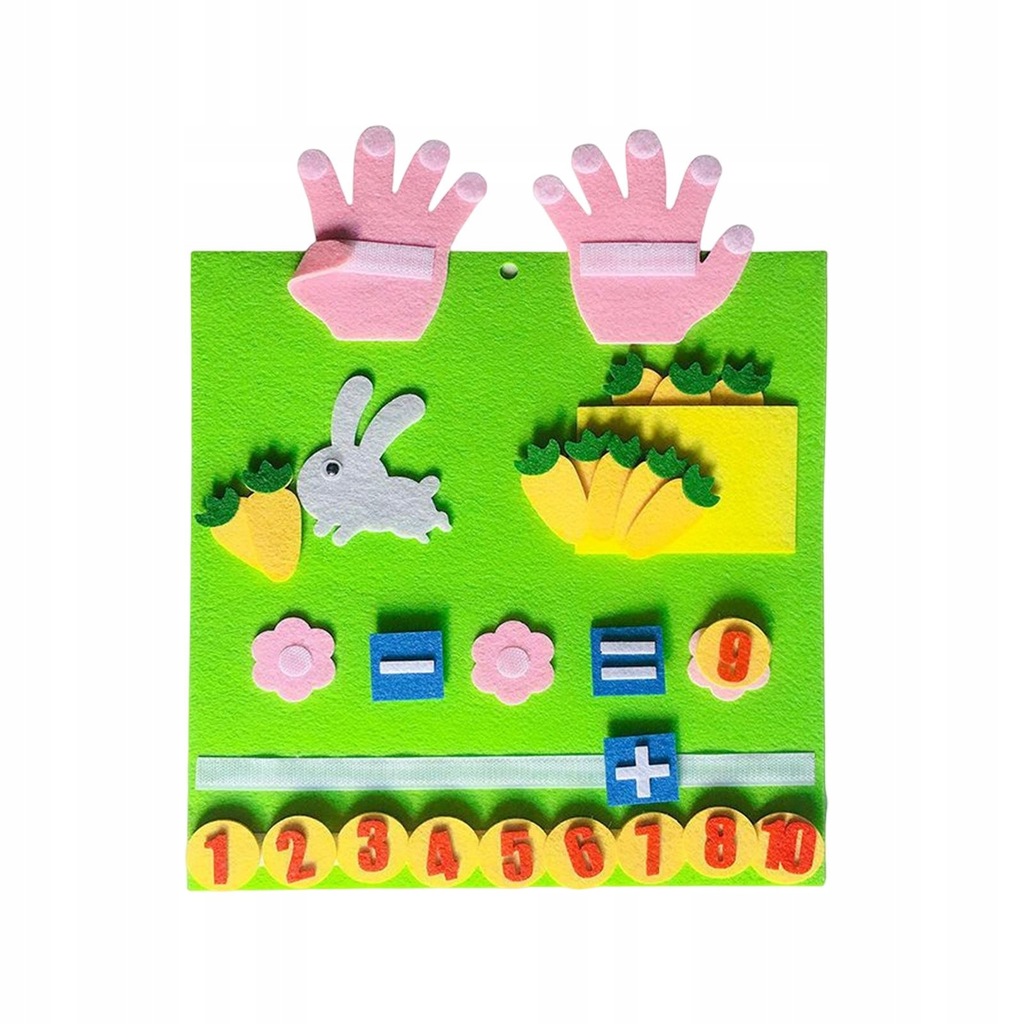 Numbers Counting Toys Felt Board Finger Numbers - 12935249269 ...