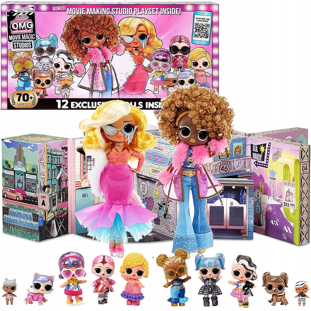 LOL SURPRISE OMG MOVIE MAGIC STUDIOS 12 LALEK +AKC - 11457698858 ...